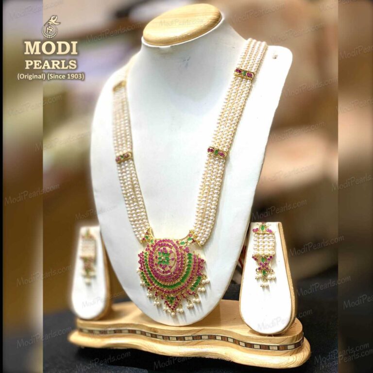 Traditional Multi & Pearl Rani Haar - Modi Pearls
