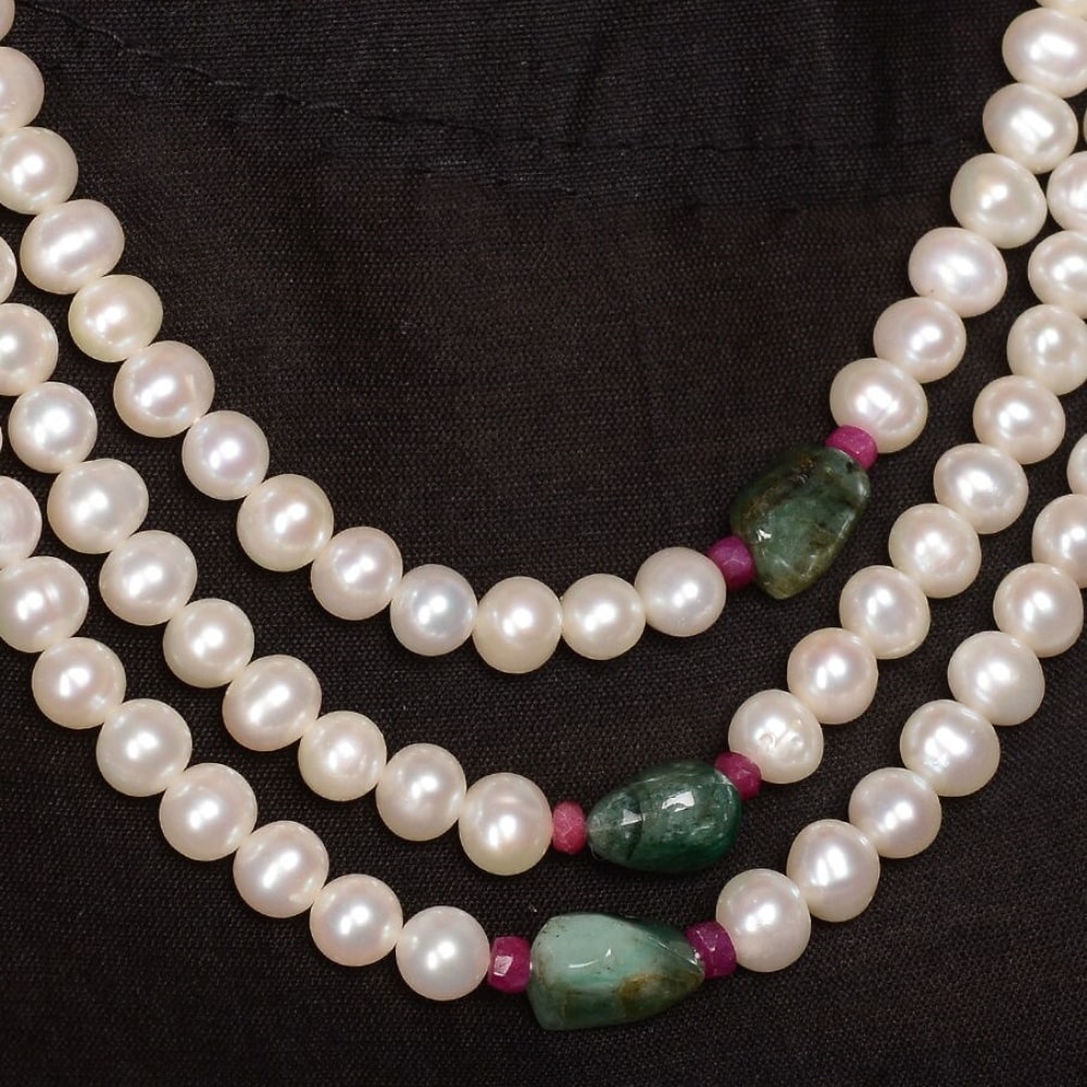 Precious Stone Necklaces Archives - Page 2 of 3 - Modi Pearls